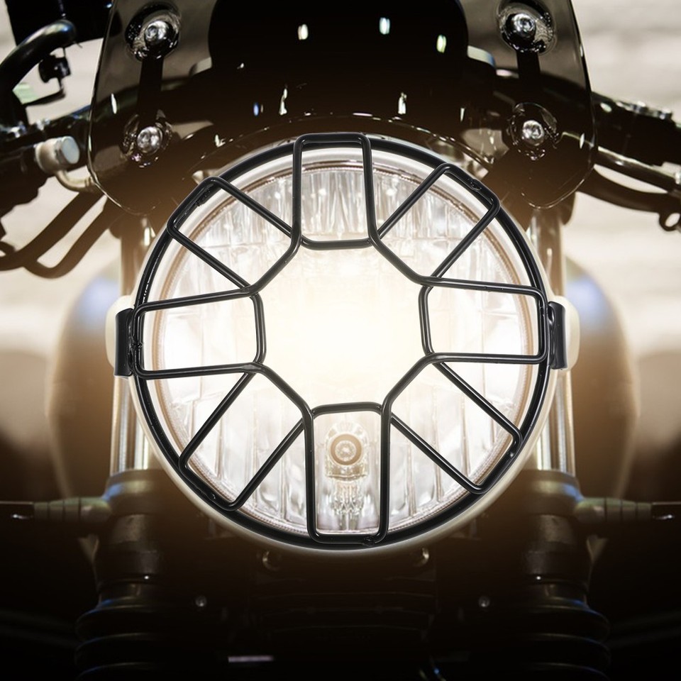 Motorcycle Headlight Shield Fairing Trim Cover Front Guard Grill | eBay ...