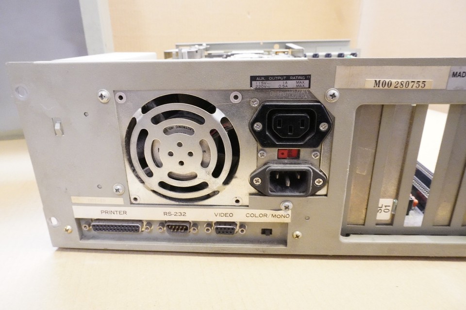 MITAC PC ATARI PC 4? 12mhz small footprint computer vintage retro 1.2 ...