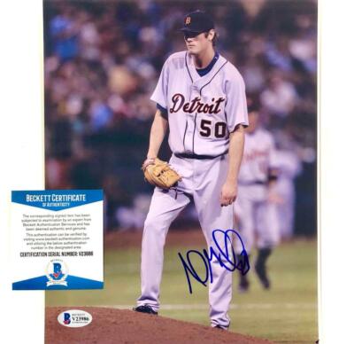 Andrew Miller autograph Detroit Tigers signed 8x10 photo BAS COA ...