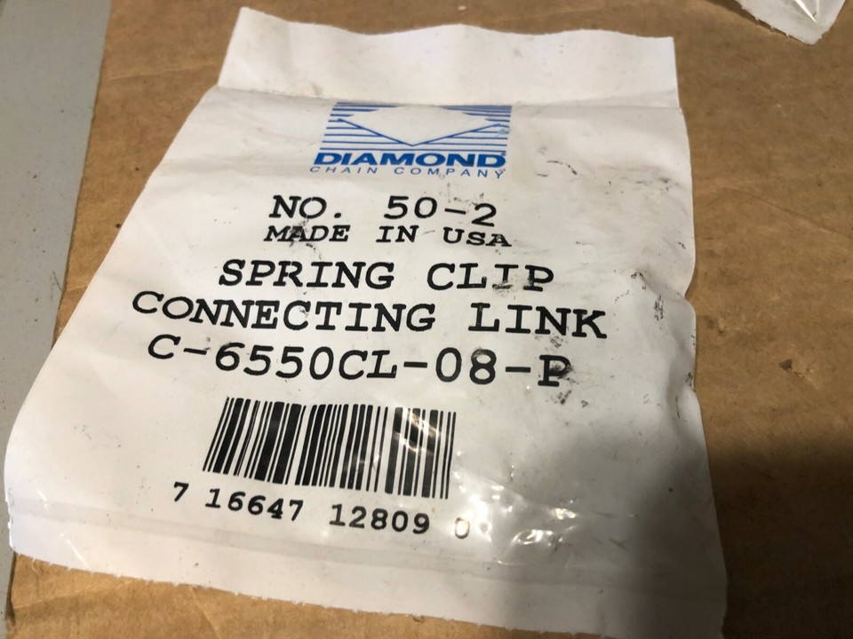 Diamond, Spring Clip Connecting Link, 50-2 | eBay