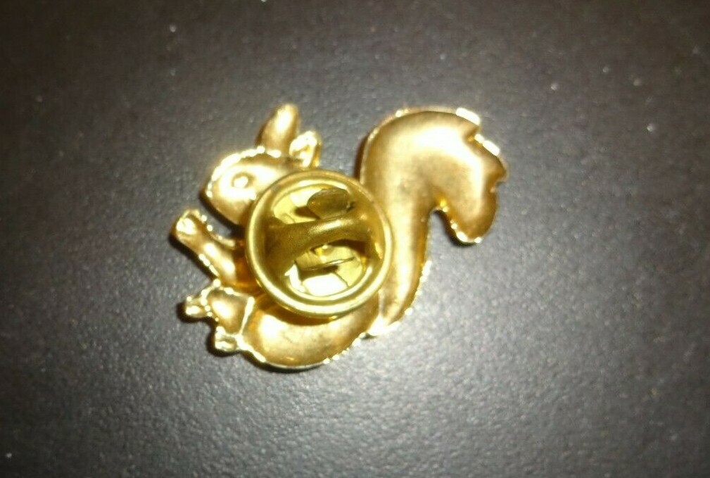 Golden Squirrel Pin Lapel Badge brooch | eBay