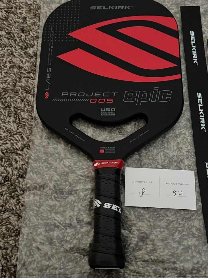 Selkirk Labs Project 005 Epic Pickleball Paddle New (includes tungsten ...