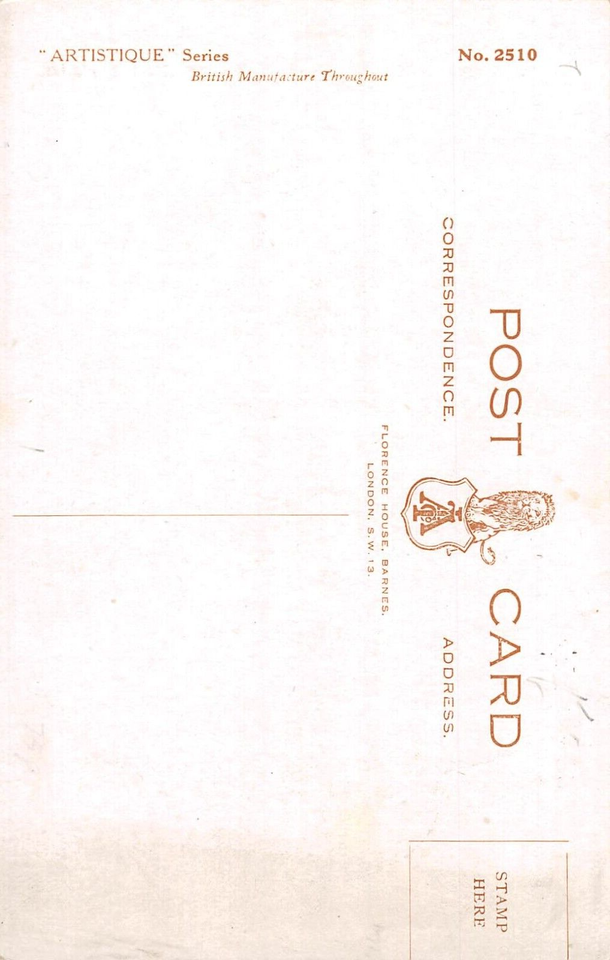 POSTCARD GLAMOUR WITH LOVE FROM A DEAR LITTLE FRIEND ARTHUR BUTCHER | eBay