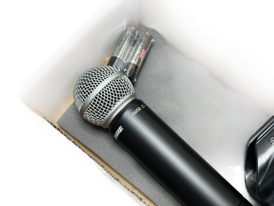 Shure BLX2/SM58 Handheld Wireless Transmitter with SM58 Capsule Band H9 ...