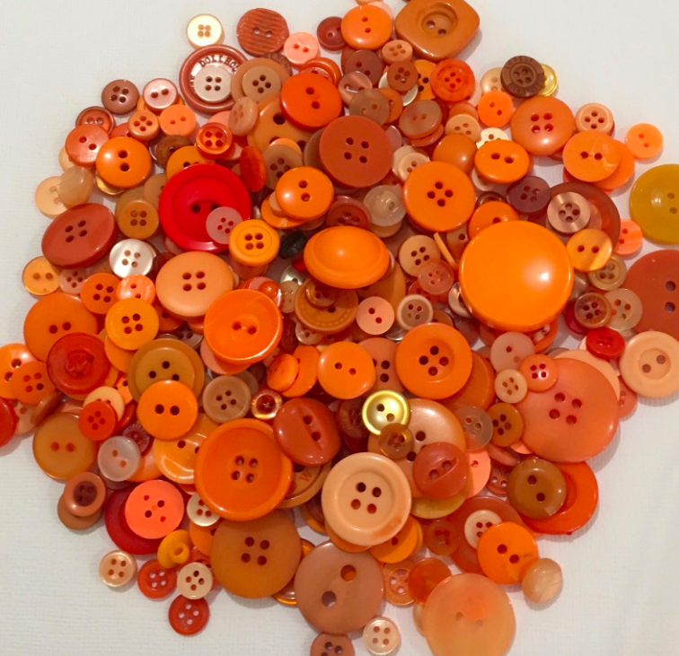 Buttons Bulk 6-25mm 250 500 1000 Pieces Single Colour Craft Sewing ...
