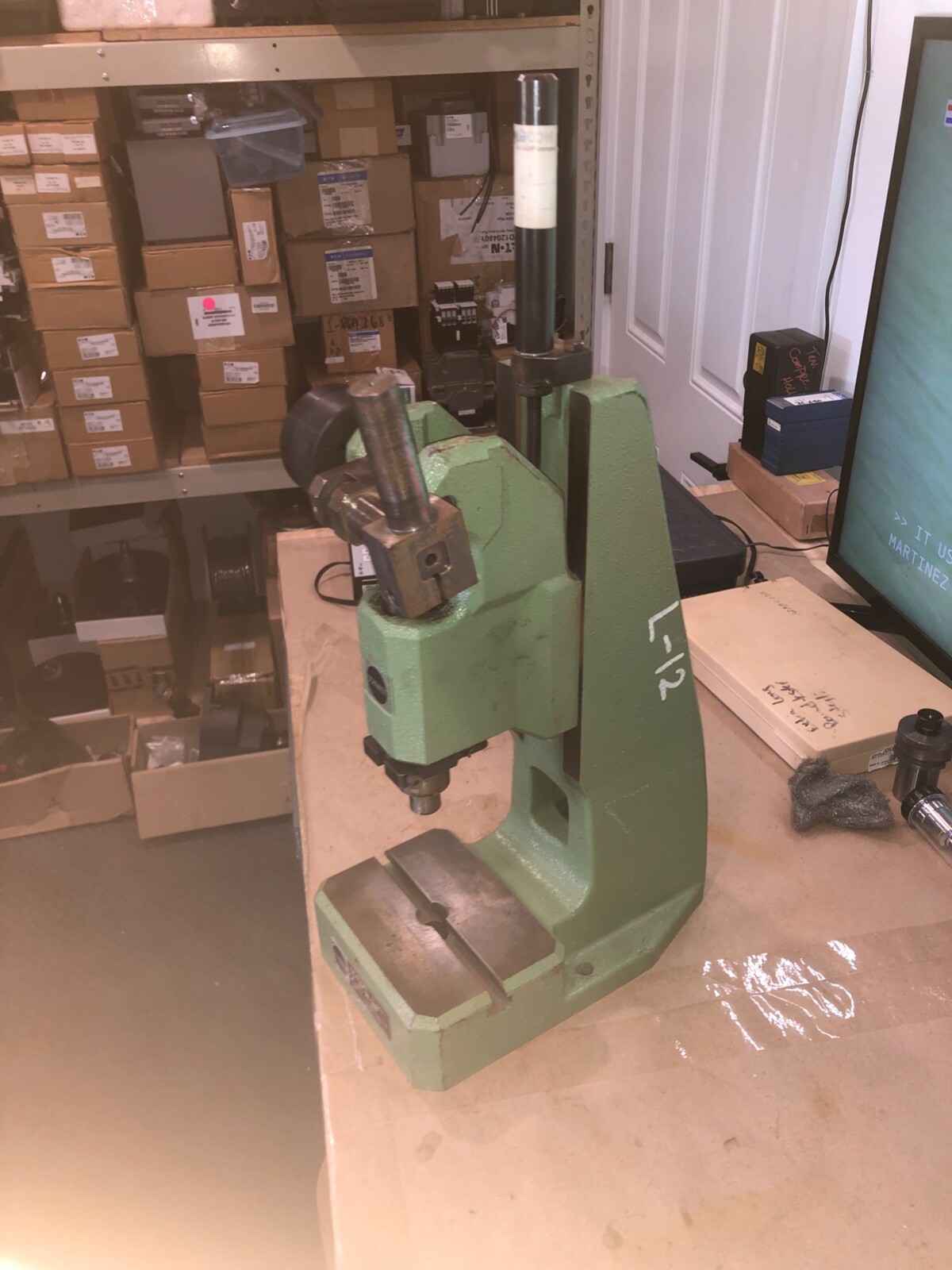 Schmidt #11R Bench Top Hand Toggle Press | eBay