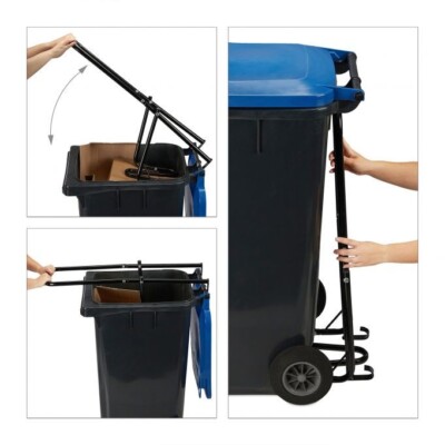 Wheelie Bin Rubbish Compactor Press Suit Household Trash Recycling 24HR ...