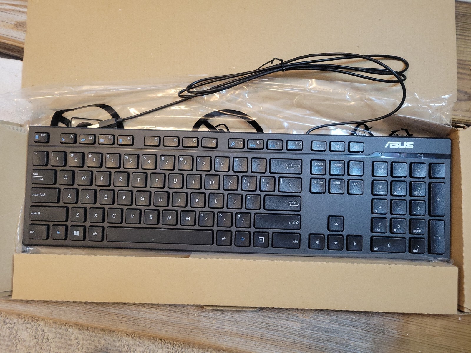 0k001-00360p00 ASUS USB Wired Black Desktop Keyboard for sale online | eBay