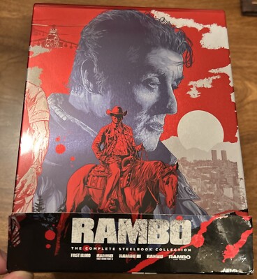 Rambo: the Complete 4k Steelbook Collection (Ultra HD) Blu-ray Stallone ...