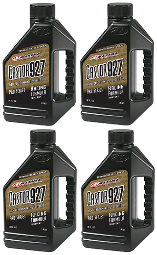 4 Bottles of Maxima 23964 Castor 927 2-Stroke Racing Premix Oil - 64 oz ...