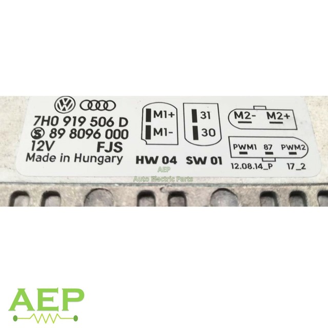 VW T5 MULTIVAN TRANSPORTER CARAVELLE Engine Cooling Fan 7H0919506D for ...