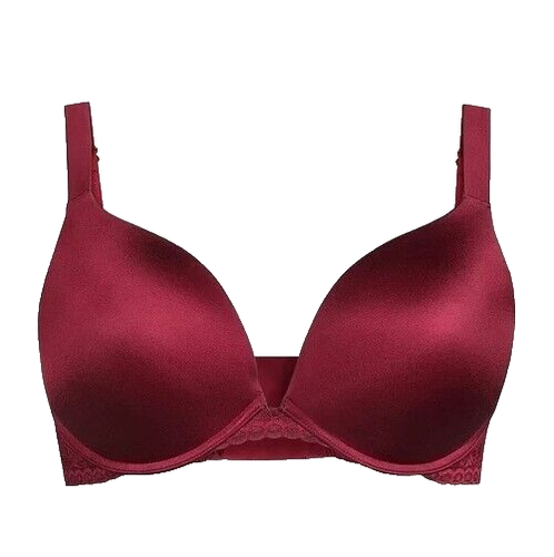Joyspun Women's Plus Size Underwire Plunge Bra, 44DDD Merlot Red New | eBay