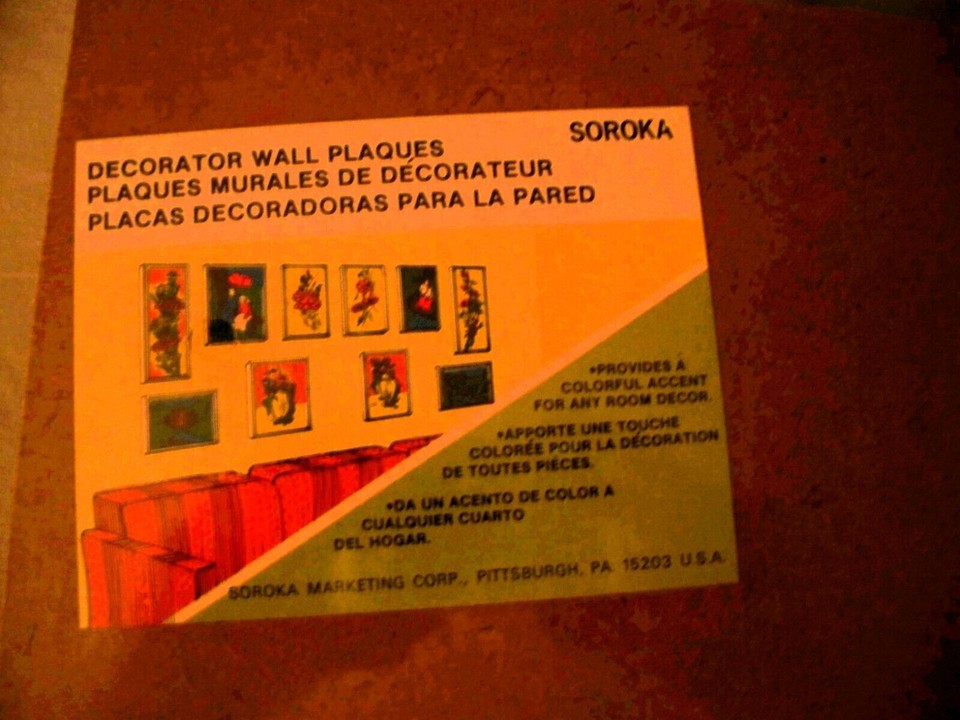 SEALED Vintage Soroka Coby Wall Plaque African American Child Praying w ...