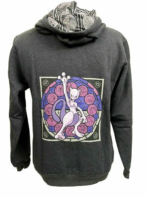 Pokemon Mew Two Zip Up Hoodie Sweatshirt Jacket Size XL | eBay