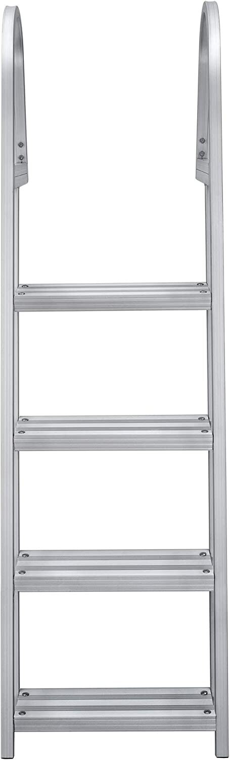 4 Wide Steps Boarding Boat Ladder Marine Raft Pontoon Boat Dock Lake ...