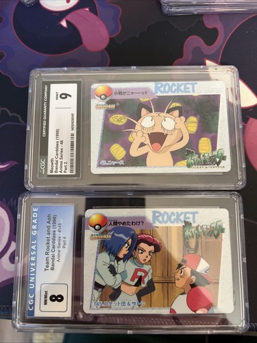 Team Rocket Bandai Cardass Anime Series Cards | eBay