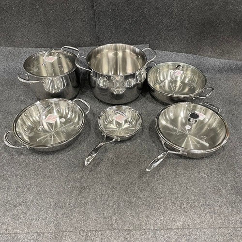 PRINCESS HOUSE 6-Piece Set Stainless Steel Cookware Set* | eBay