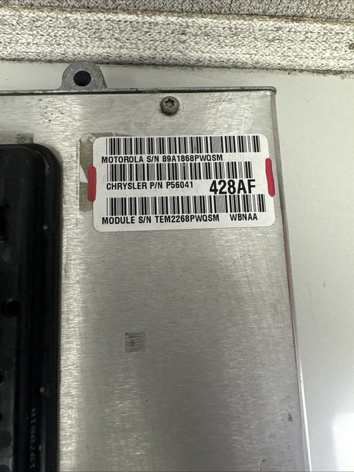 1998-2000 Jeep Cherokee Wrangler Engine Control Module ECM ECU P56041 ...