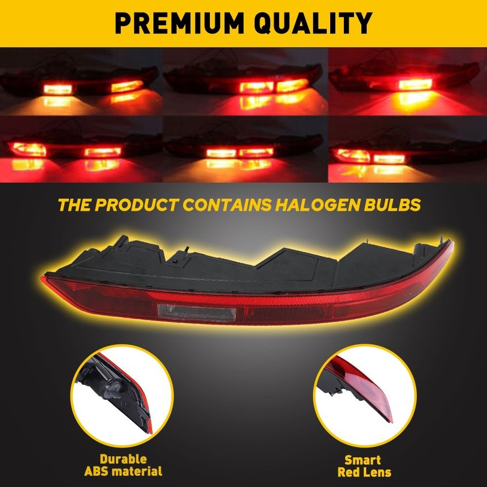 Right Side Rear Lower Tail light Reverse Lamp Bumper Light For Audi Q5 ...