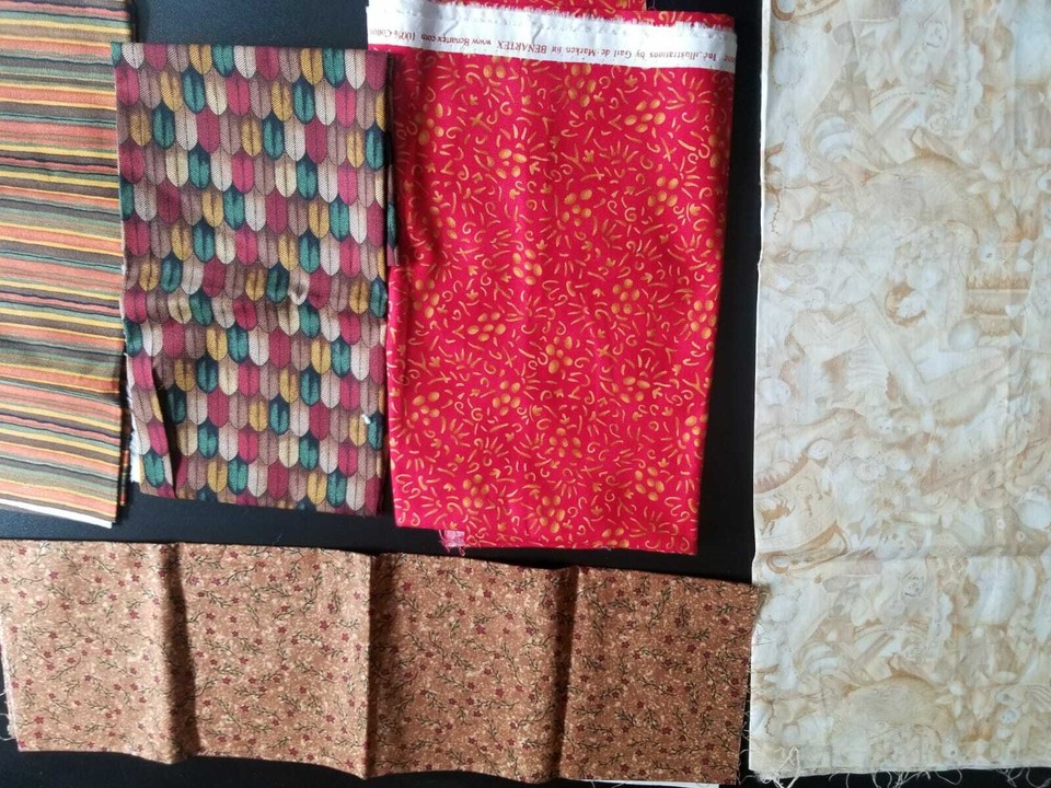 Grab Bag Vintage And New Quilting Cotton Fabric Moda Many Designers ...