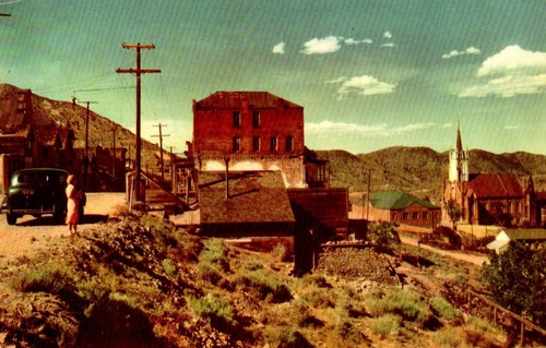 Virginia City NV-Nevada Comstock Lode Historic Structures Vintage ...