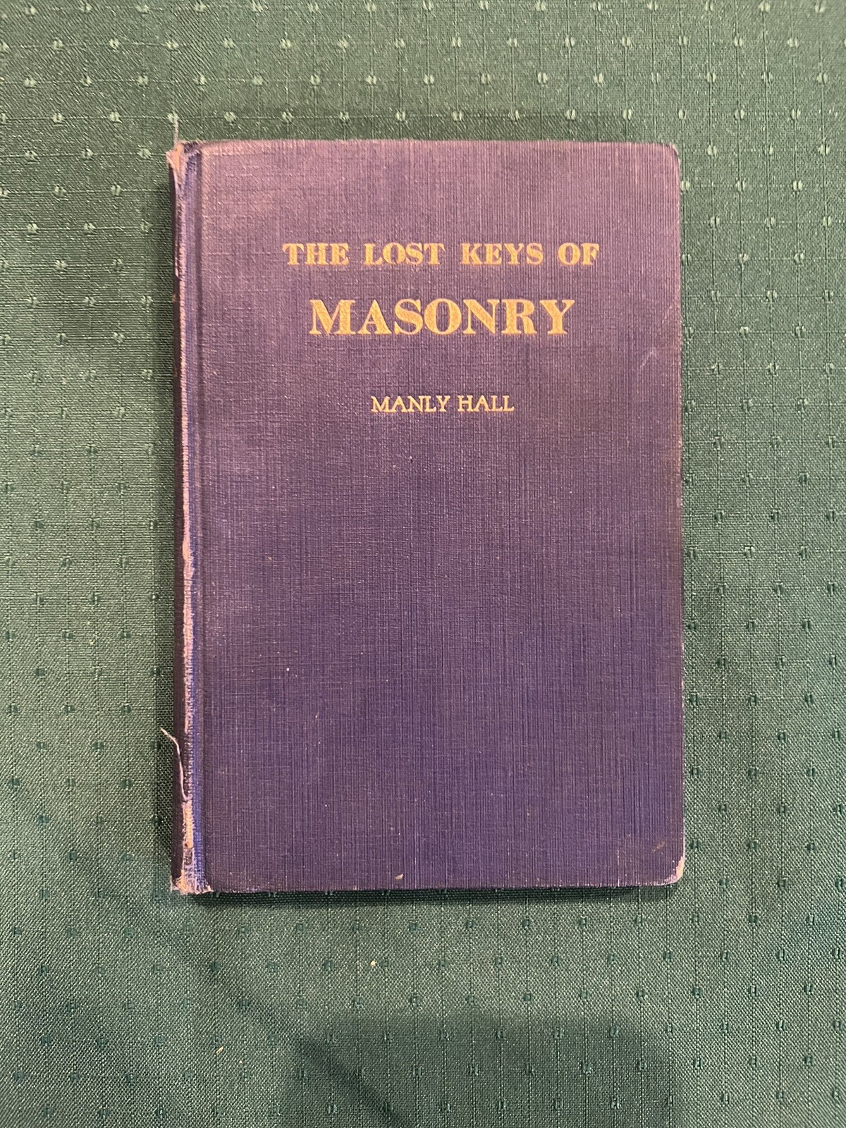 Manly P. Hall SCARCE! 2nd Edition 1924 The Lost Keys of Masonry | eBay