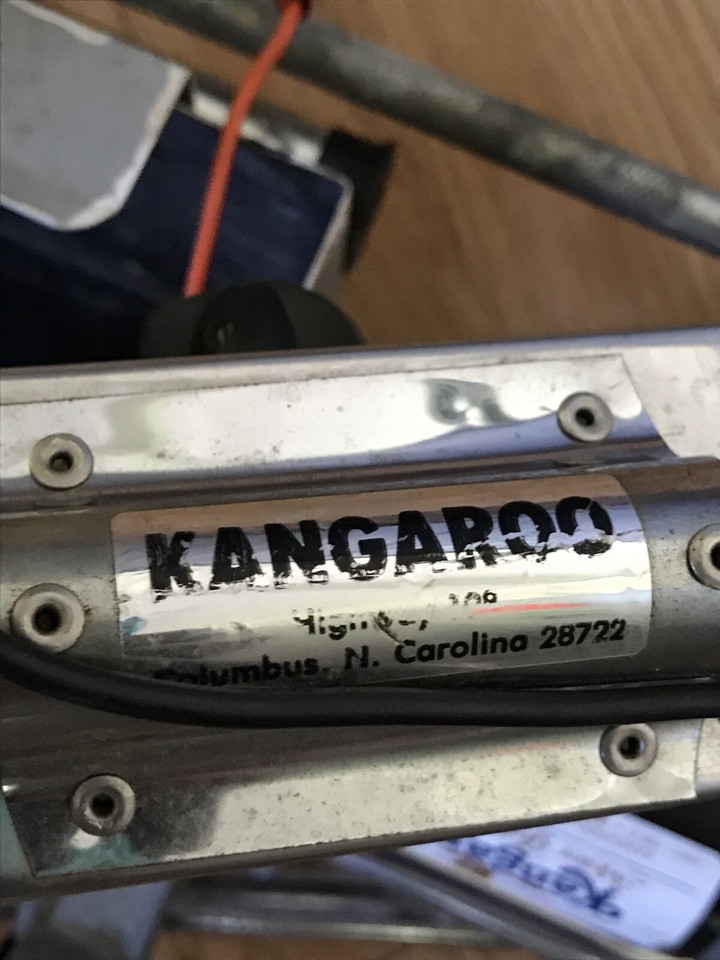 KANGAROO MOTOR GOLF CART CADDY 64” x 26” LIL JOEY #25837 Untested AS IS ...