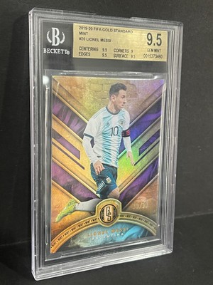 2019-20 Panini FIFA Gold Standard Mint Argentina Lionel Messi Purple ...