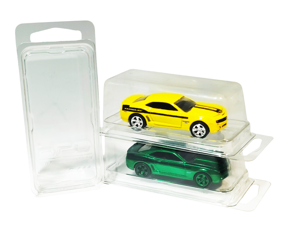 HPD PROTECTOR CLAMSHELL CASE COVER FOR LOOSE SMALL CARS MATCHBOX HOT ...