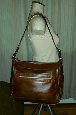 VINTAGE 70'S UNISEX BROWN LEATHER LOCKING MESSENGER BAG SHOULDER MAN SHORTER | eBay