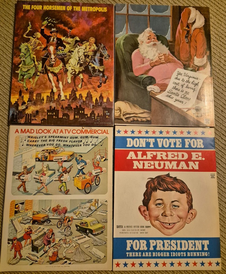 MAD MAGAZINE - LOT FROM 1970'S - USA - #170, #187, #18, #27 - VINTAGE ...