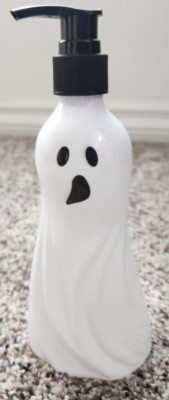 Halloween GHOST Hand Soap Refillable Dispenser Soap Filled Scented ...
