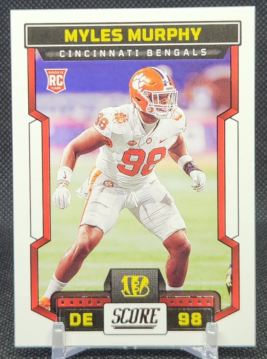 2023 Panini Score Football Myles Murphy Rookie Card #370 Cincinnati ...