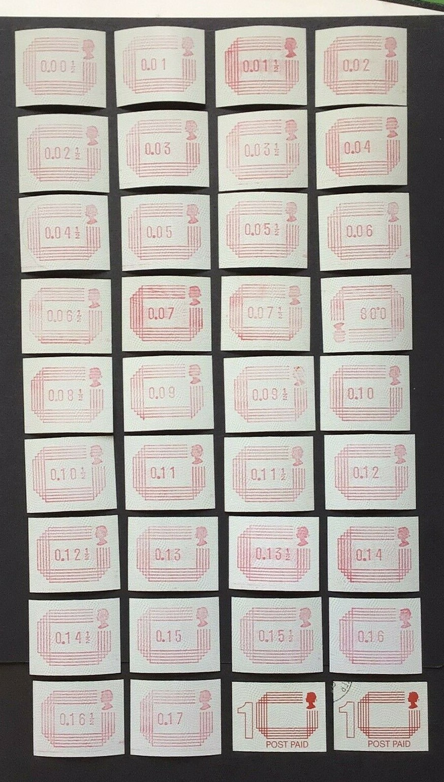 GB STAMPS FRAMA LABELS FULL SET PLUS 2 VERY RARE LABELS | eBay UK