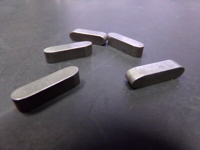 (5) Parallel Keys Round Ends Drive Shaft Steel Type A, DIN6885 ...