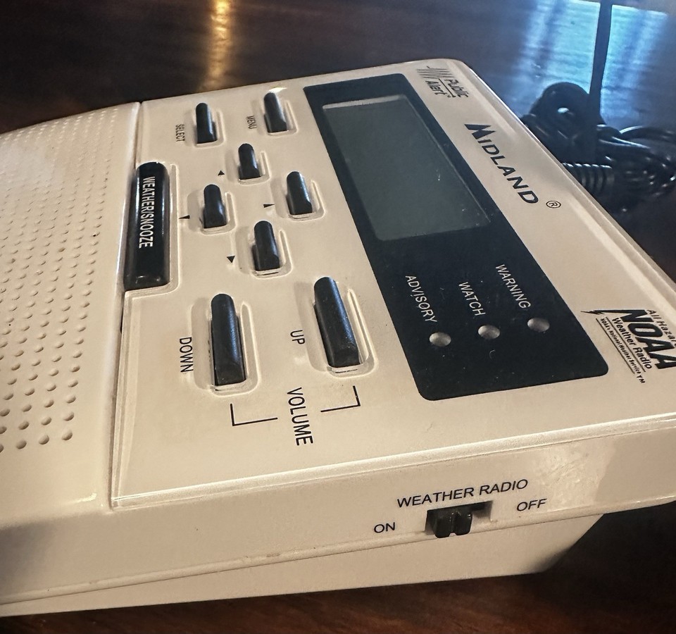 Midland WR-100 All Hazards NOAA Weather Alert Radio w/ Cord – TESTED | eBay