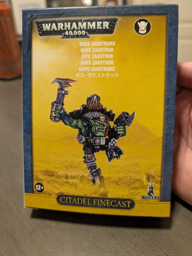 Games Workshop Warhammer 40k Orks Warboss Zagstrukk Boxed Citadel ...