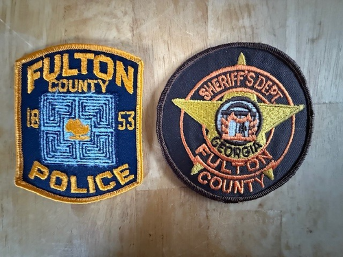 GEORGIA FULTON COUNTY SHERIFF AND FULTON COUNTY POLICE PATCH LOT | eBay