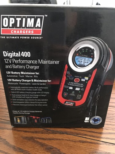 Optima Digital 400 12V Performance Maintainer and Battery Charger | eBay