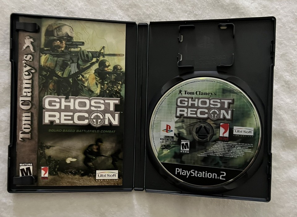 Tom Clancy's Ghost Recon Playstation 2 PS2 Video Game Complete ...
