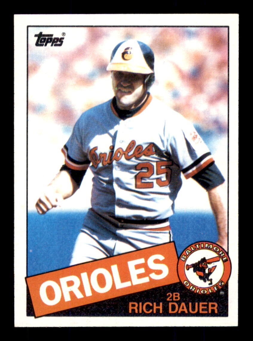 1985 Topps Baseball #494 Rich Dauer NM or Better *bb1 | eBay
