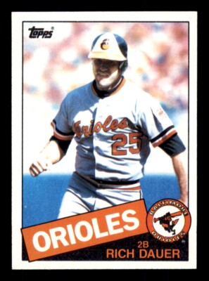 1985 Topps Baseball #494 Rich Dauer NM or Better *bb1 | eBay