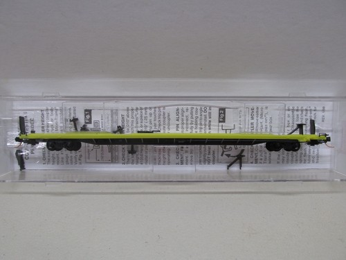 MICRO TRAINS # 71000 ~ UNDECORATED 89' 4'' FLAT CAR ~ N SCALE ~ LOT B ...