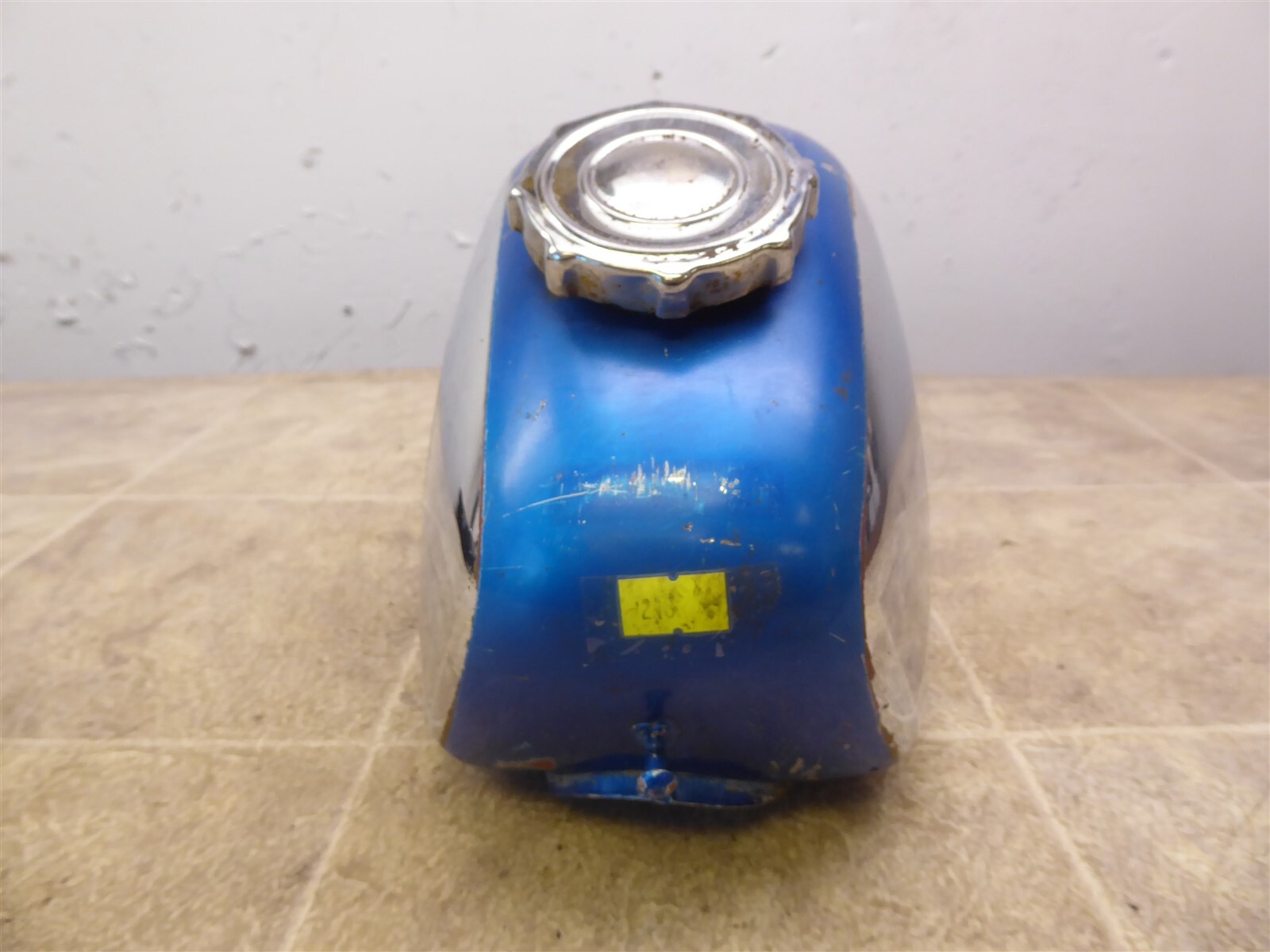 1970 Benelli Dynamo Mini 65cc S218) blue chrome gas petrol fuel tank ...