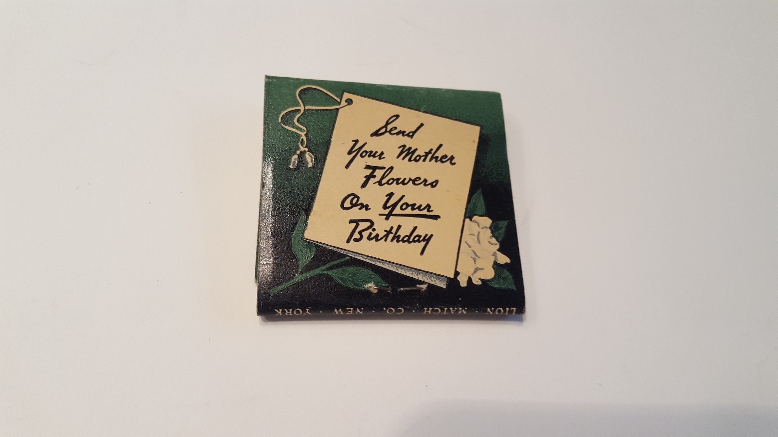 Matchbook Williams flowers New York Feature Rose Gardenia? NICE FULL T ...