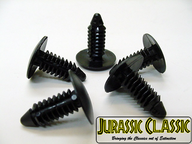 For Chevy Silverado 5pc Black Nylon Plastic Retainers Clips Bumpers 1/4 ...