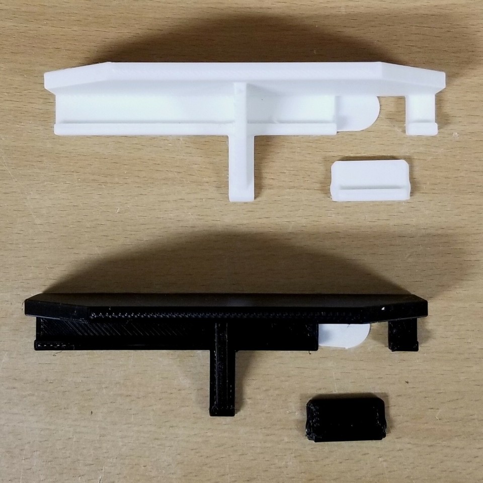 Two 6" x 2" Small White Wall Shelves No Hole Nail Includes 3M Command ...