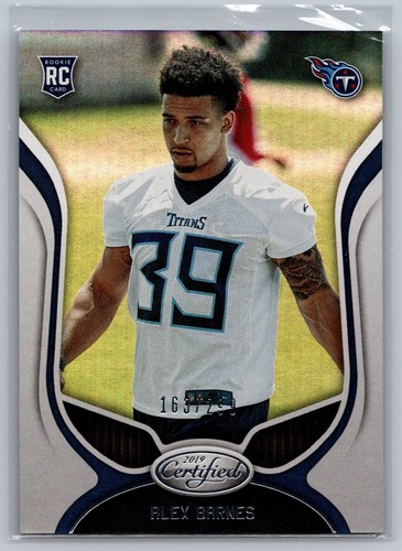 Alex Barnes 2019 Panini Certified MIRROR #148 Football NFL Card Titans ...