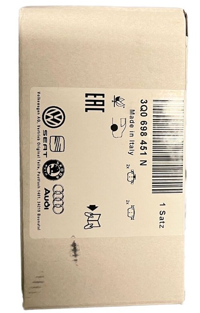 Genuine Volkswagen Disc Brake Pad Set 3q0-698-451-n for sale online | eBay