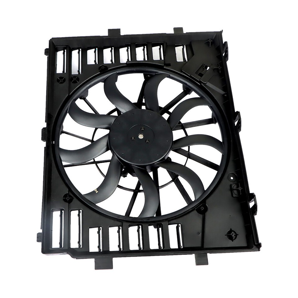 Radiator Cooling Fan Assembly 95810606120 Fit For Porsche Cayenne 2011 ...